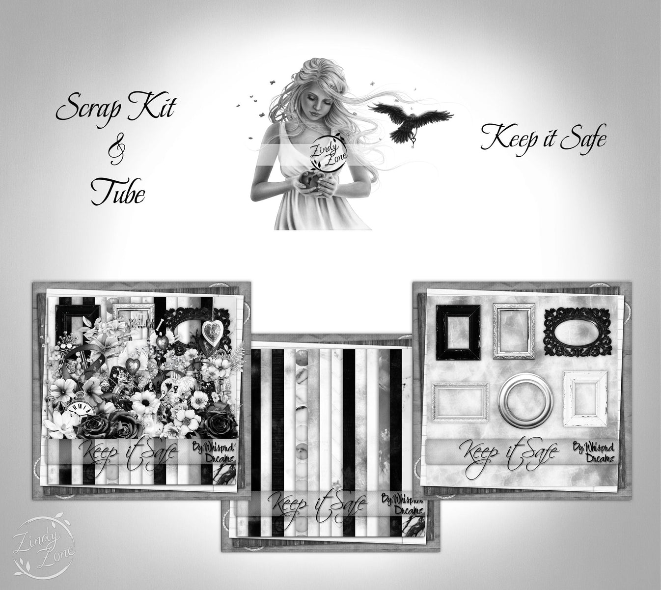 Keep it safe Scrap Kit and Tube - ZindyZone