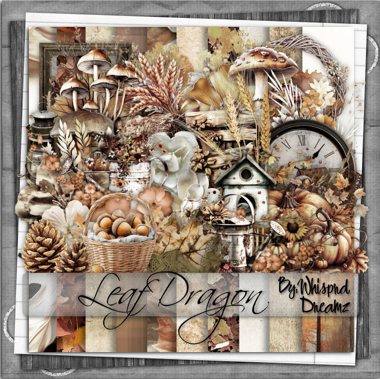 Leaf Dragon Scrap Kit - ZindyZone