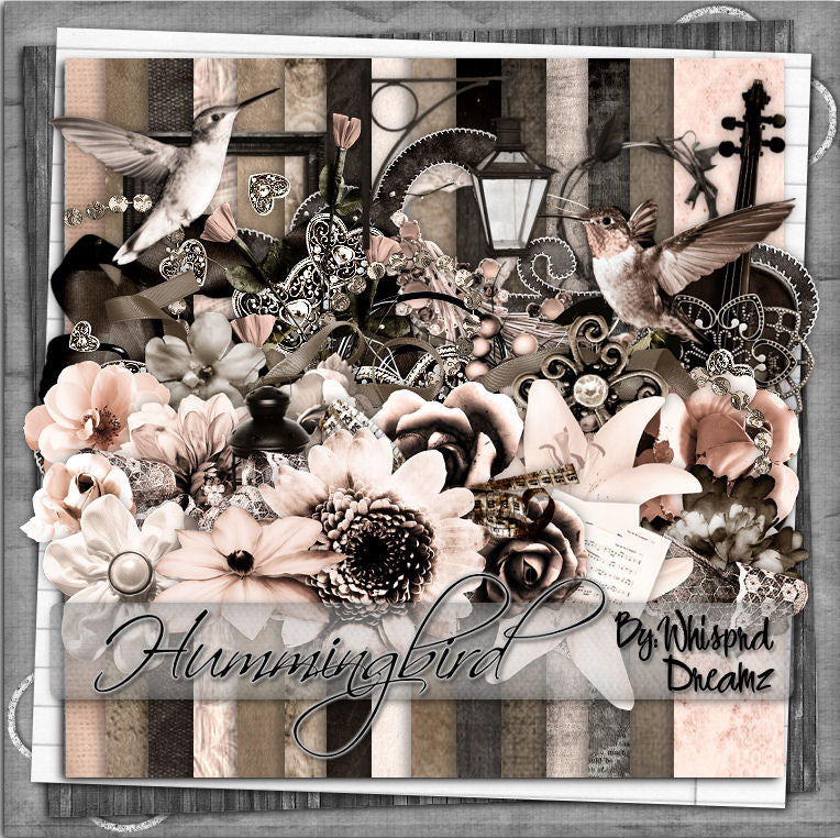 Hummingbird Scrap Kit - ZindyZone